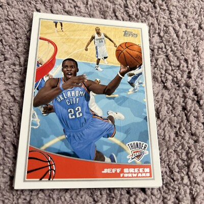 2009-10 Topps Oklahoma City Thunder Basketball Card #212 Jeff Green | eBay