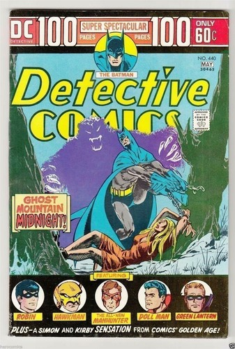 BATMAN Detective Comics #440 DC Silver Age Walt SIMONSON MANHUNTER DC ...