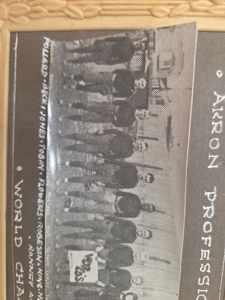 Vintage Akron Pros 1920 World Champs Photo Fritz Pollard NFL Hall Of ...