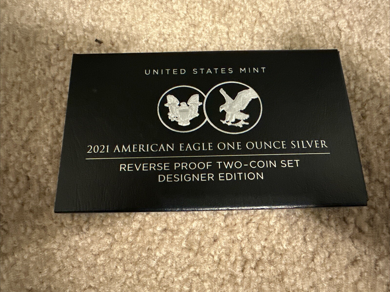 2021 American Eagle One Ounce Silver Reverse Proof Two Coin Set Designer Edition | eBay