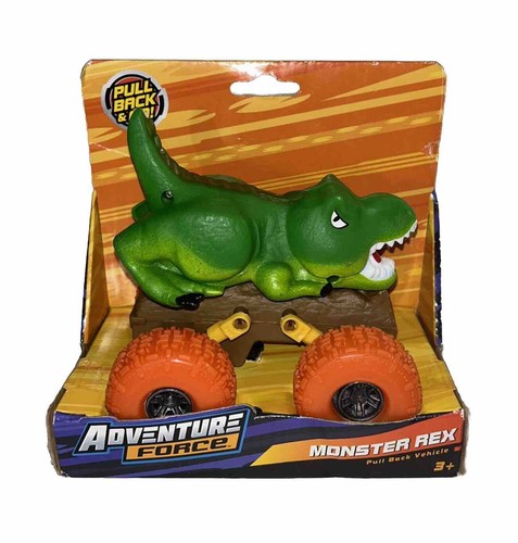 Adventure Force 5-inch Monster Rex T-Rex Pull Back & Go Toy Vehicle New ...