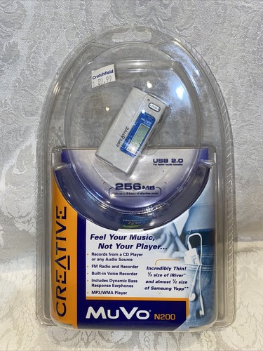 Creative MuVo Micro N200 MP3 Player White Brand New Factory Sealed | eBay