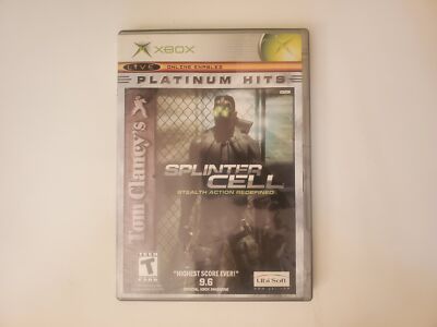 Splinter Cell Platinum Hits (Xbox) CASE ONLY | eBay