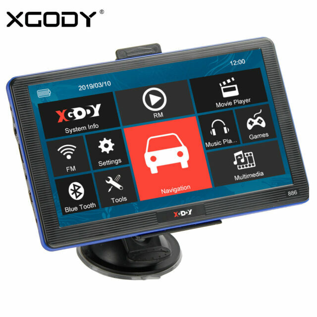 XGODY 886 7 inch 8GB ROM 256MB RAM Sat Nav Portable GPS System for sale ...