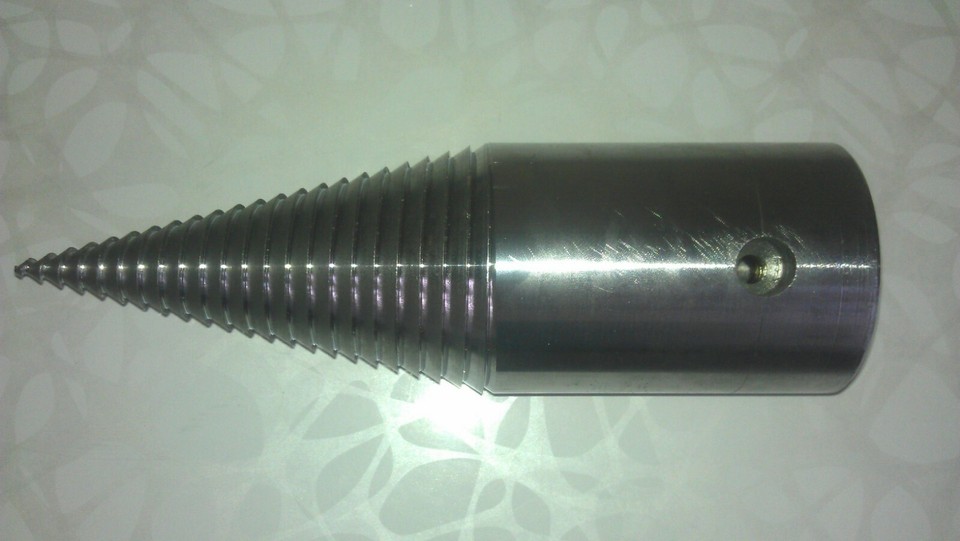 Wood splitter cone drill bit Screw Cones Quality Steel Ф70mm | eBay