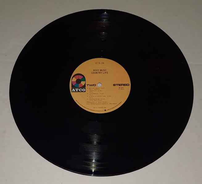 Roxy Music (Bryan Ferry) Country Life LP With Original & Replacement ...