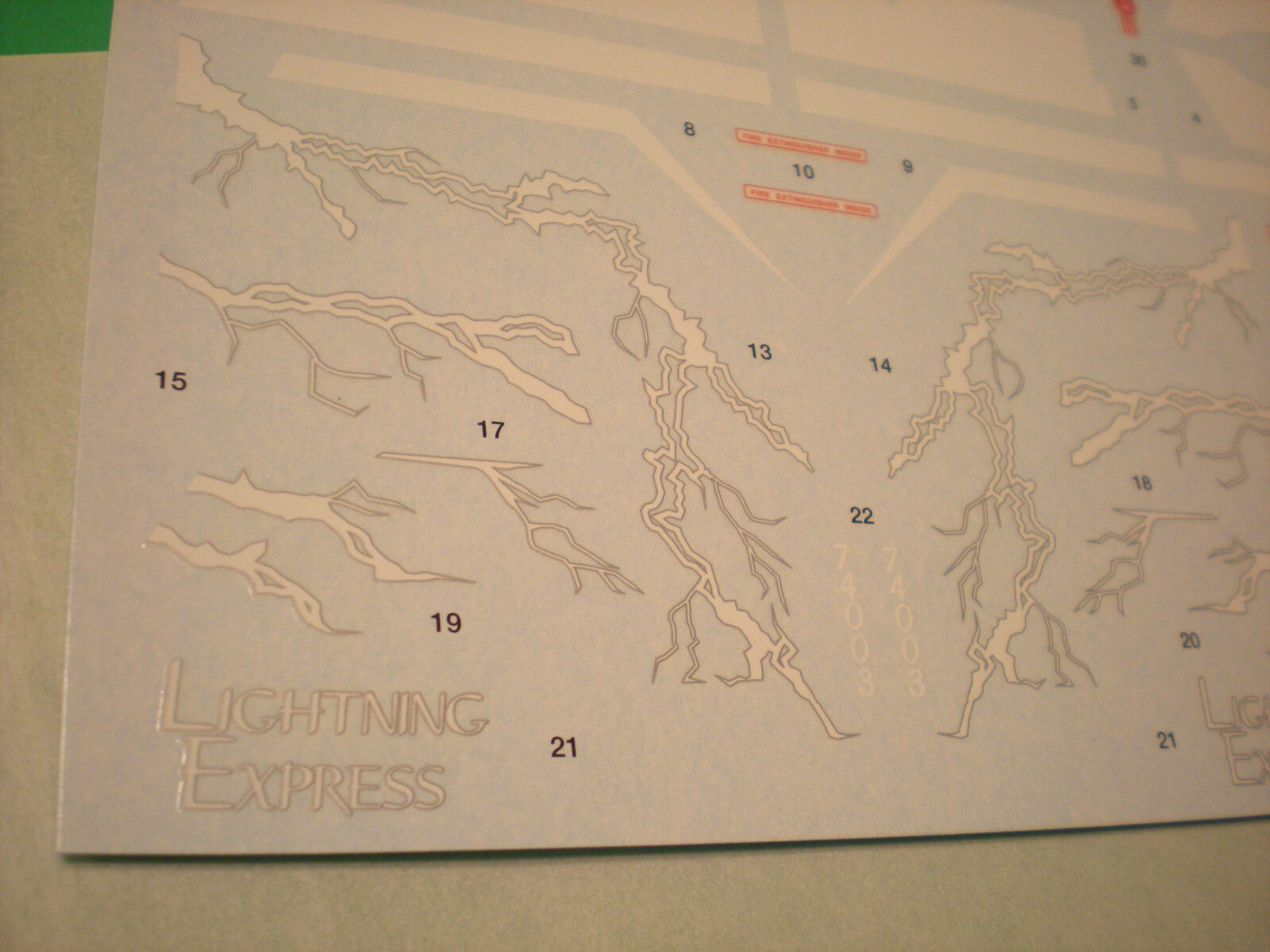 Kenworth W900 Rig Semi 1/25 Truck Waterslide Decal Sheet White ...