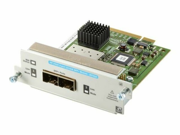 HP J9731A 10GBE SFP 2 Port Expansion Module for sale online | eBay