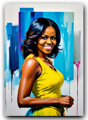 Michelle Obama Sketch Card Print - Exclusive Art Trading Card #1 PR500 ...