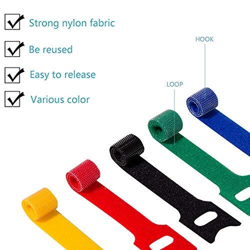 Reusable Fastening Cable Ties 6 In Cable Management Ties 100 Pcs Cable ...