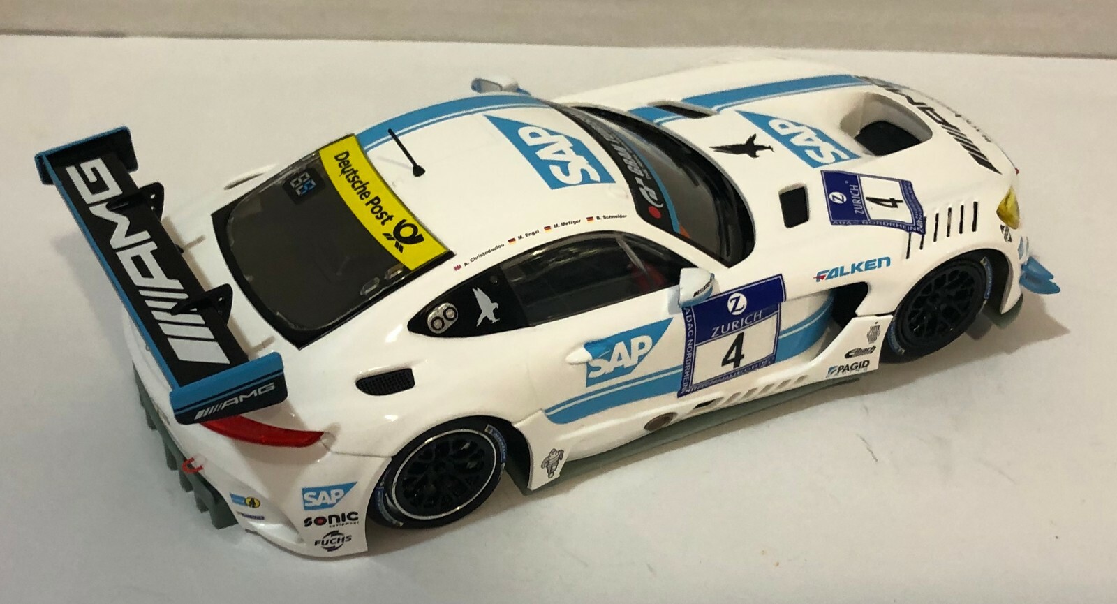 Scaleauto SC-6219R Mercedes Benz AMG GT3 #4 Nurburgring 2016 Sap ...