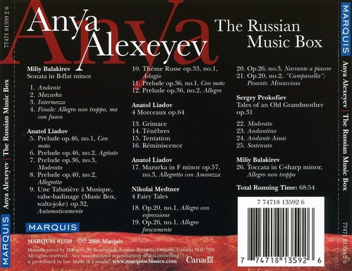 Russian Music Box by Alexeyev, Anya (CD, 2007) for sale online | eBay
