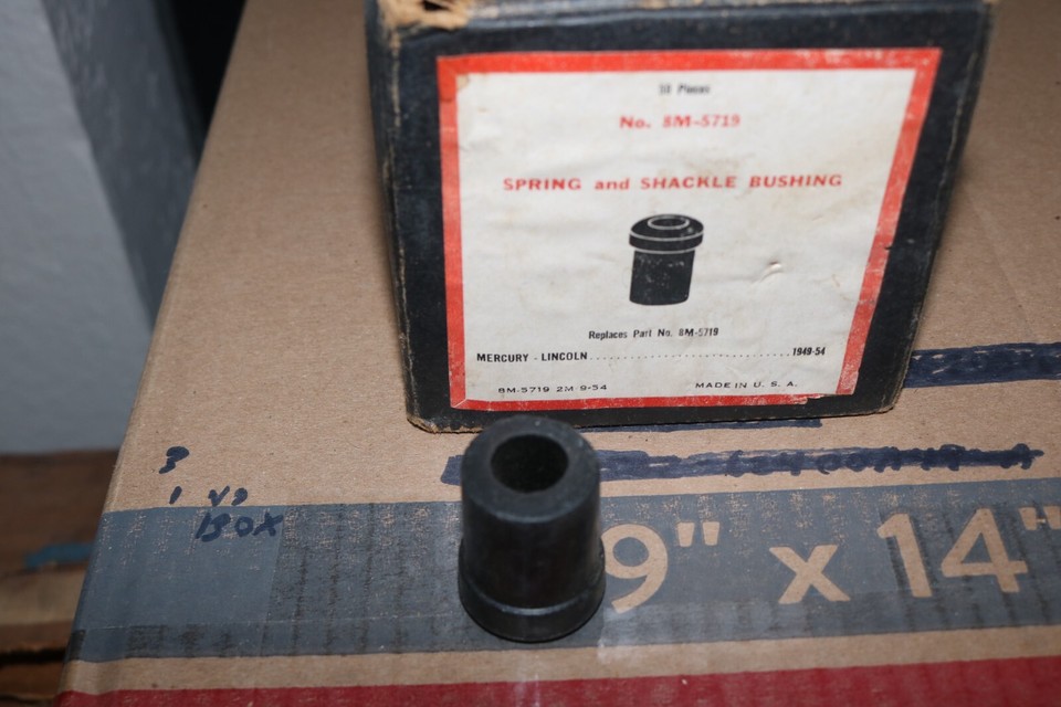 NORS 1949 - 54 Mercury Lincoln spring + shackle bushings lot of 12 8M ...