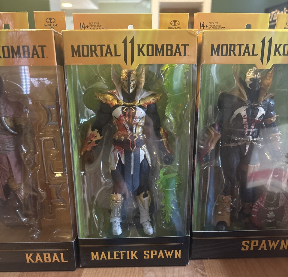 3 Mortal Kombat Figures Spawn Kabal Malefik Spawn | eBay