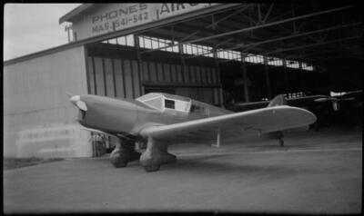 Percival Gull single engine monoplane VH-UVA 1946 AVIATION OLD PHOTO ...