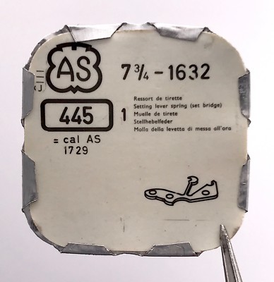 AS 1632 445 Feder Für Die Einstellung Des Tirete Hebels Copribascula ...