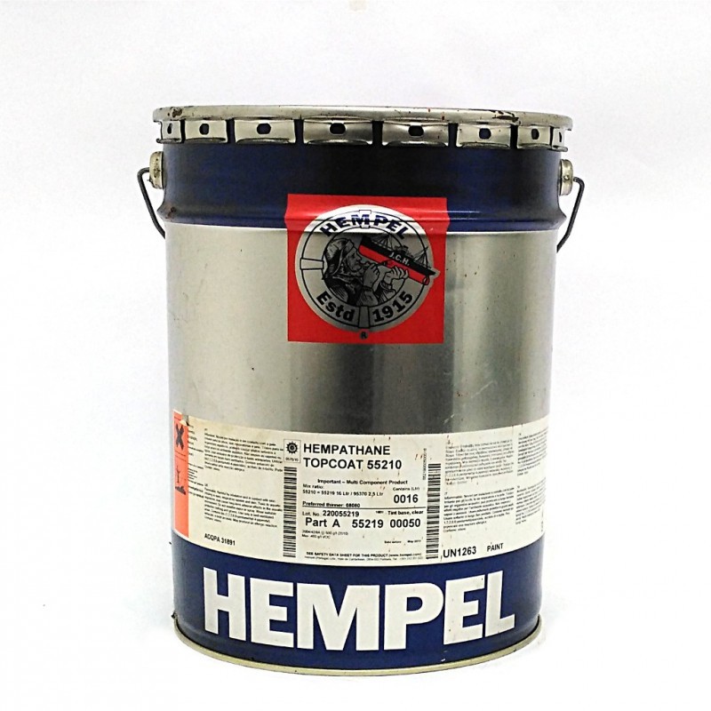 HEMPEL 55210 - Finitura Bicompontente Poliuretanica Acrilica HEMPATHANE ...