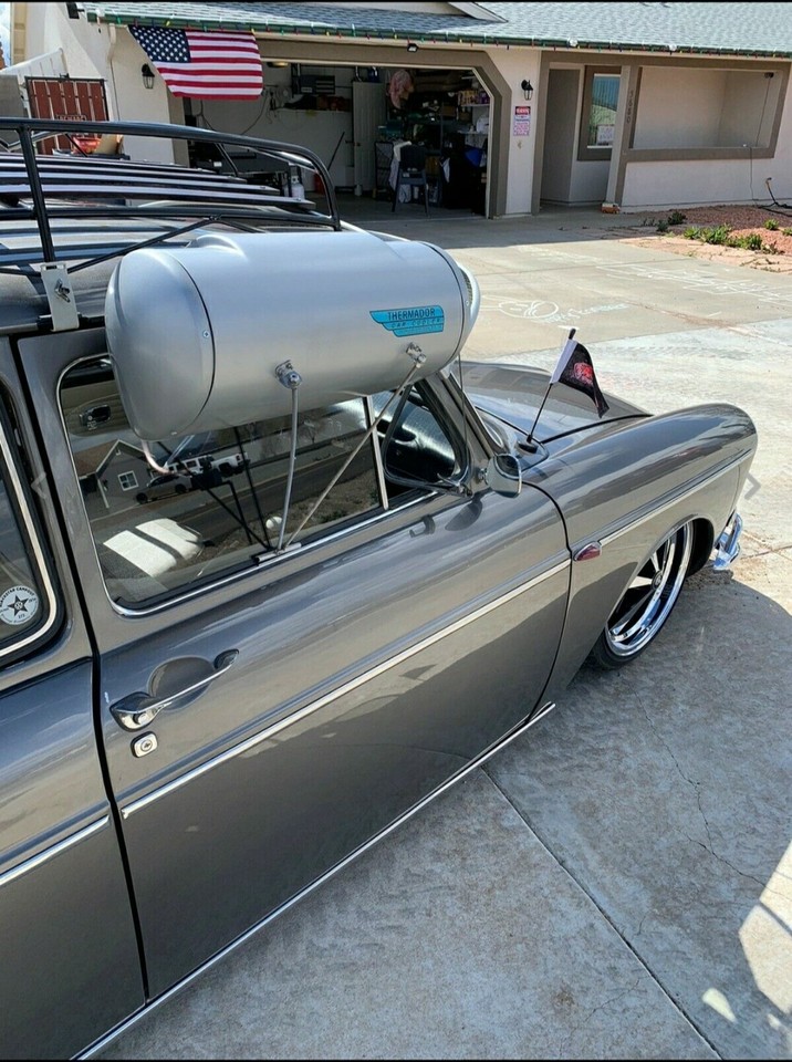 GOLD - VINTAGE CAR SWAMP COOLER VW "Firestone" Window FIBER AC Bug Bus ...