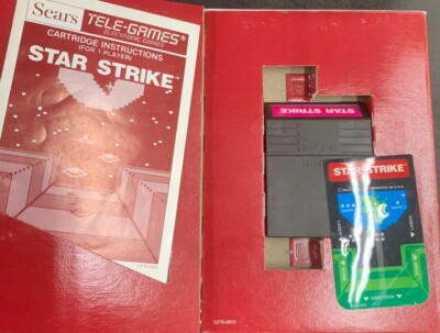 Intellivision Sears Super Video Arcade Star Strike Game Cartridge W ...