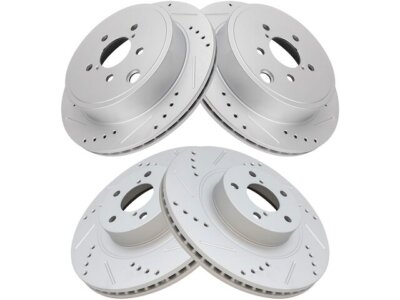 TRQ 59MT36W Front and Rear Brake Rotor Set Fits 2013-2016 Scion FRS | eBay