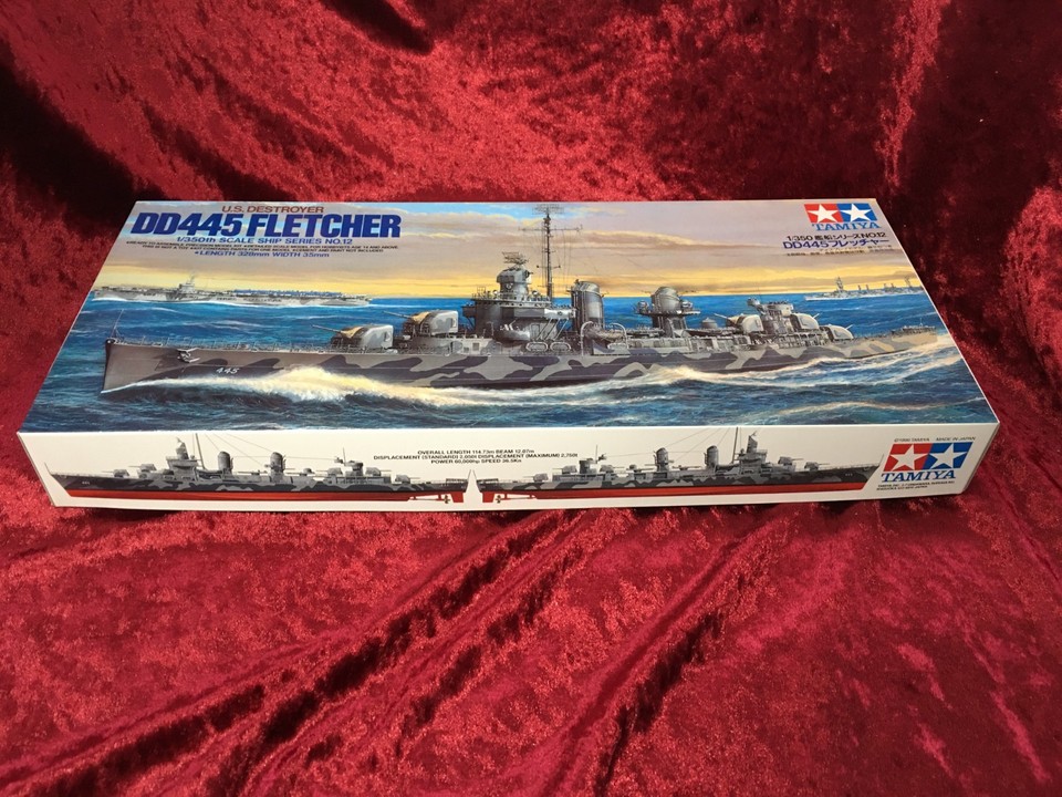 Tamiya 78012 US Navy Destroyer DD445 Fletcher 1/350 scale kit | eBay