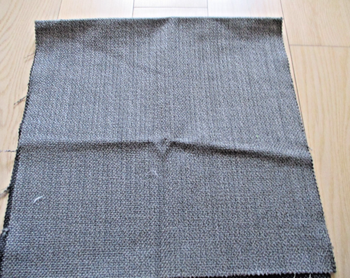 GREY TWEED FABRIC SWATCH / REMNANT | eBay
