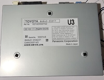 2020 Toyota 4 RUNNER GPS Navigation Control Module 86840-35011 OEM ...
