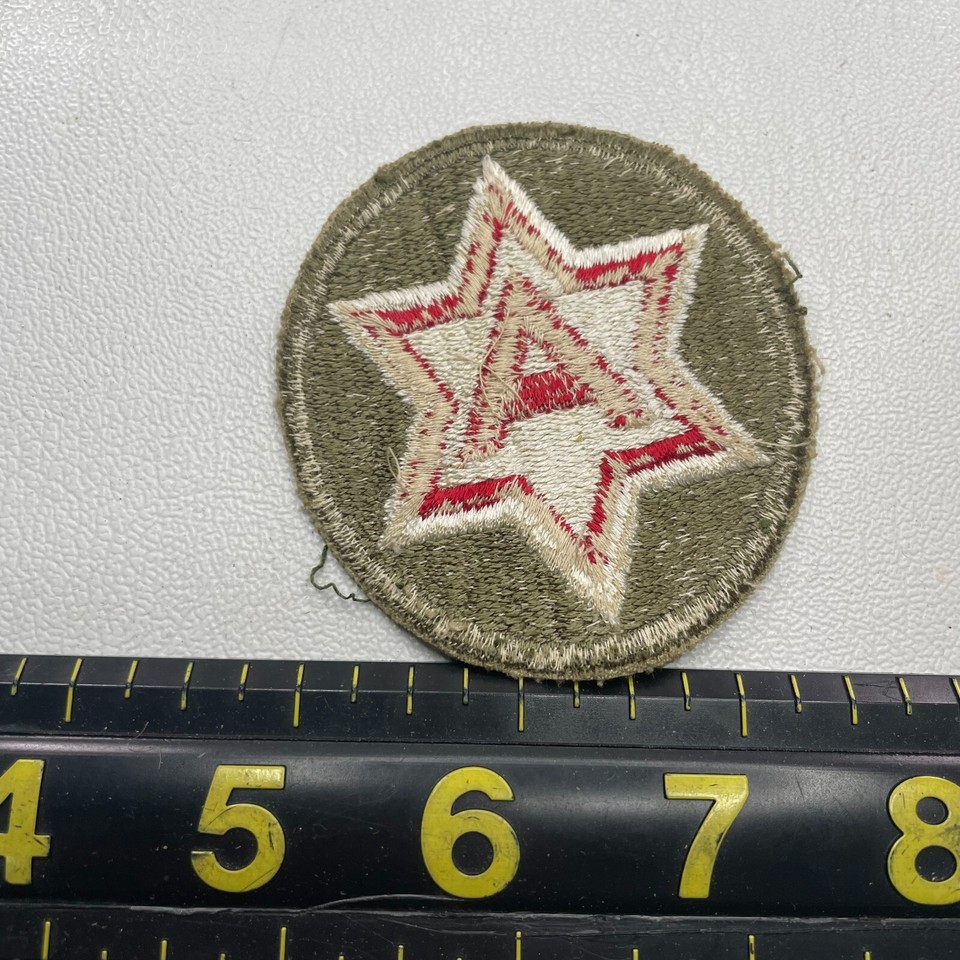 VINTAGE United States 6TH SIXTH Army Patch T041 | eBay