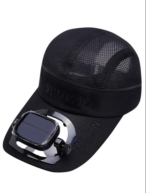 New Solar Fan Hat USB Charging Caps Baseball Cap Outdoor Camping ...