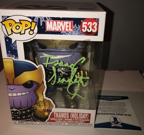 Isaac Singleton Marvel Thanos Holiday #533 Signed Autographed Funko Pop ...