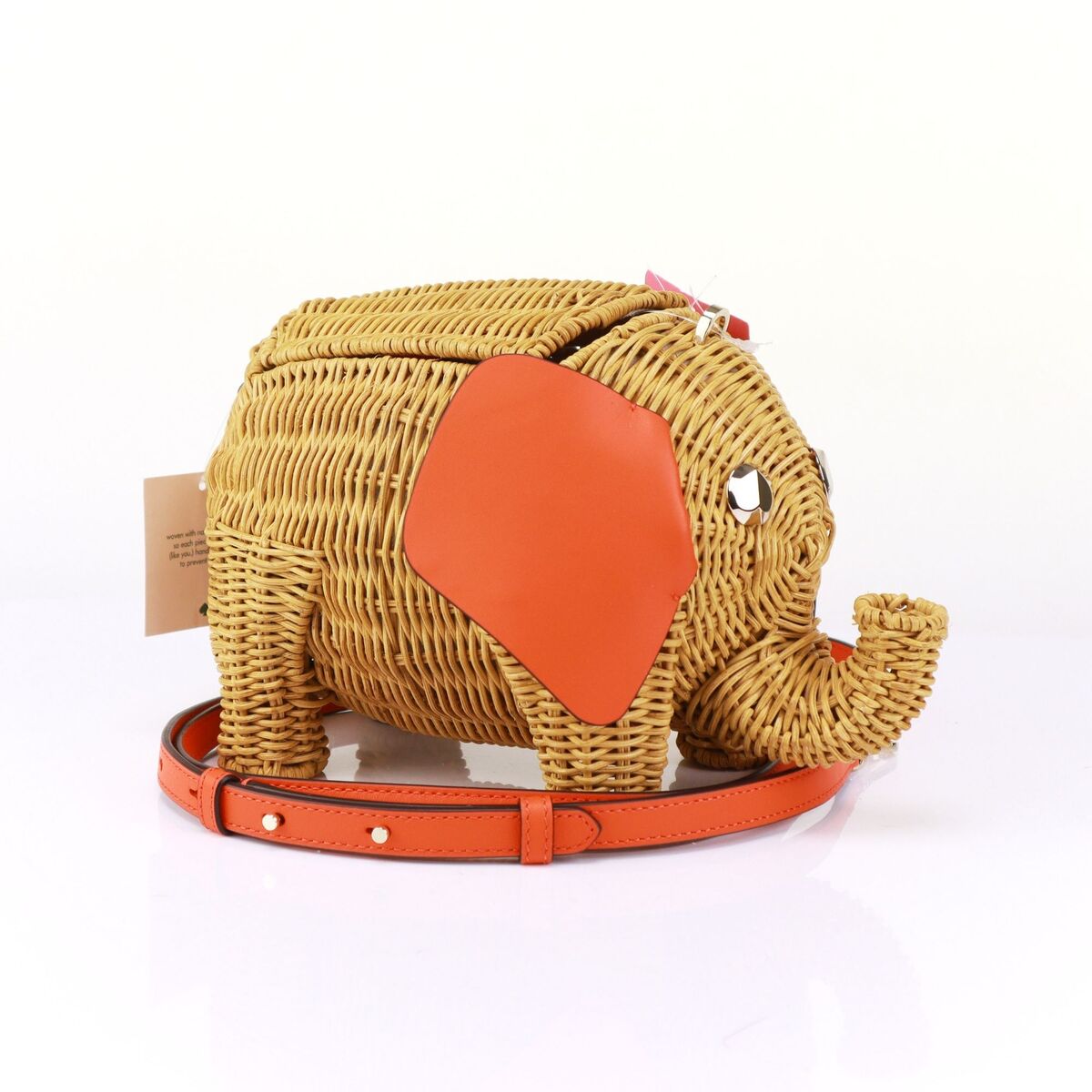 NEW Kate Spade Wicker Elephant Crossbody Bag Orange | eBay NEW Kate Spade Wicker Elephant Crossbody Bag Orange | eBay
