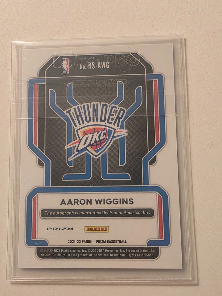 2021-22 Panini Prizm Red Aaron Wiggins Rc Auto | eBay