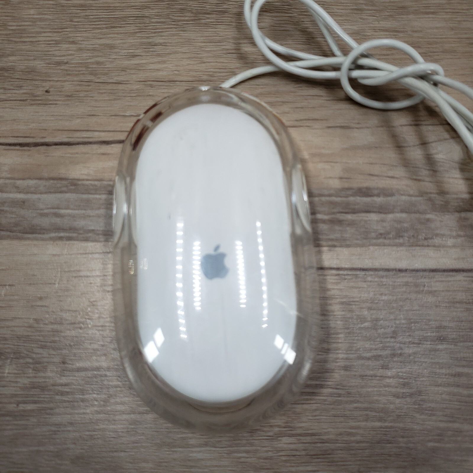 Apple M5769 Clear/White Optical Mouse *Tested & Working* 718908427804| eBay