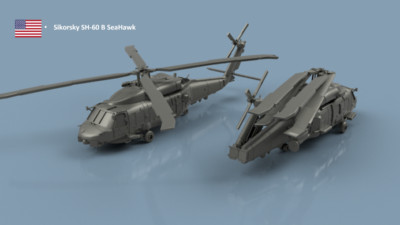 L'Arsenal Models 1/350 SIKORSKY SH-60B SEAHAWK FOLDED BLADES (5) 3D ...