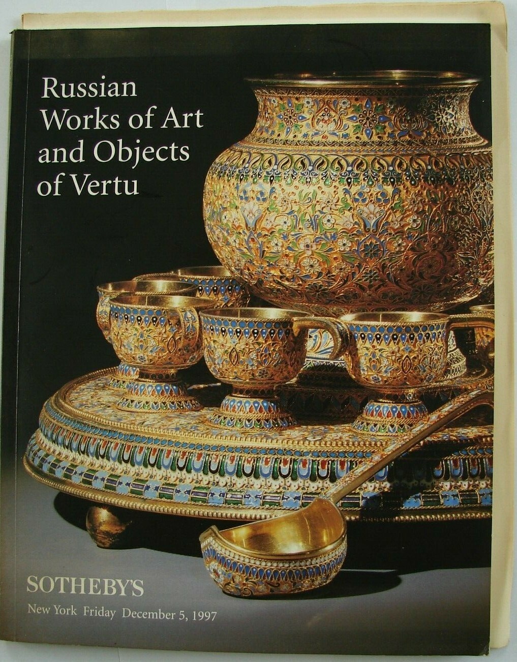 Sotheby New York December 5 1997 Russian Works of Art and Objects of ...
