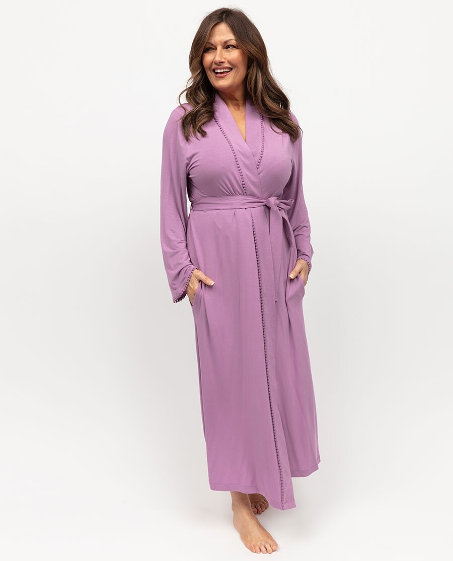 Cybeerjammie4s Dressing Gown Modal Women Reena Pink Kimono LAST ONES ...