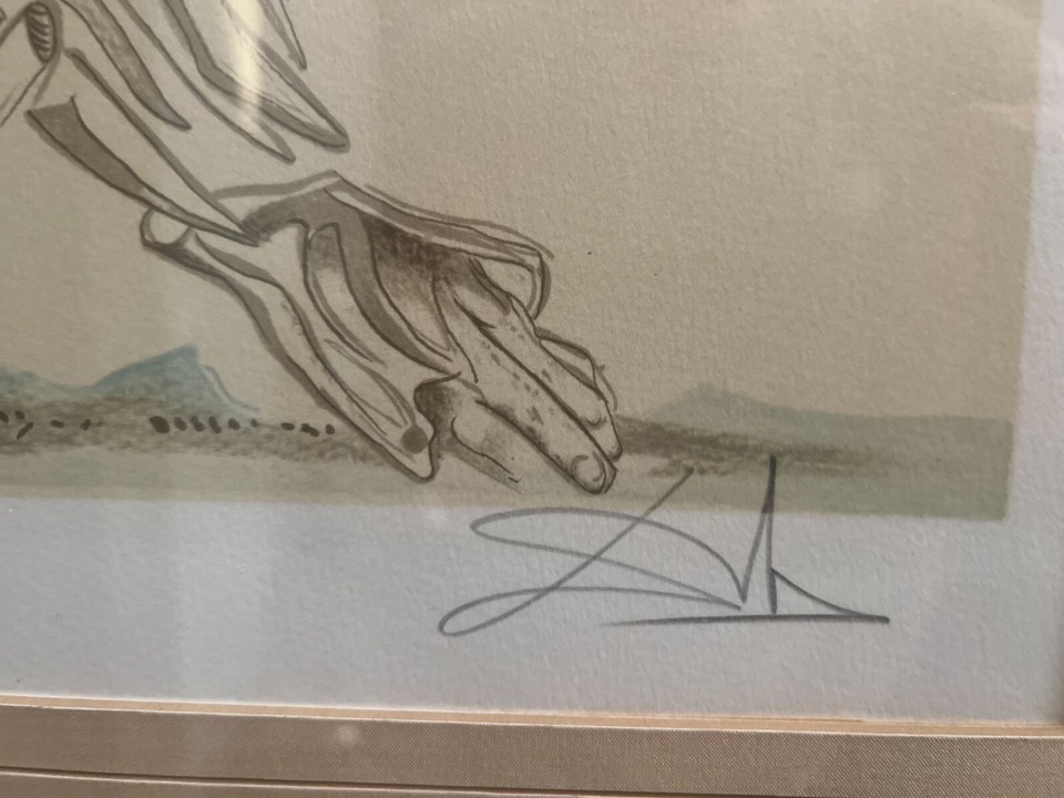 SALVADOR DALI "Explosive Madonna" 1951 Framed Limited Edition Large ...