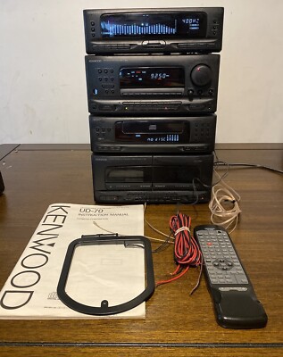 vintage kenwood home stereo system UD 70, X-722 GE-622, DP-722, A-523 ...
