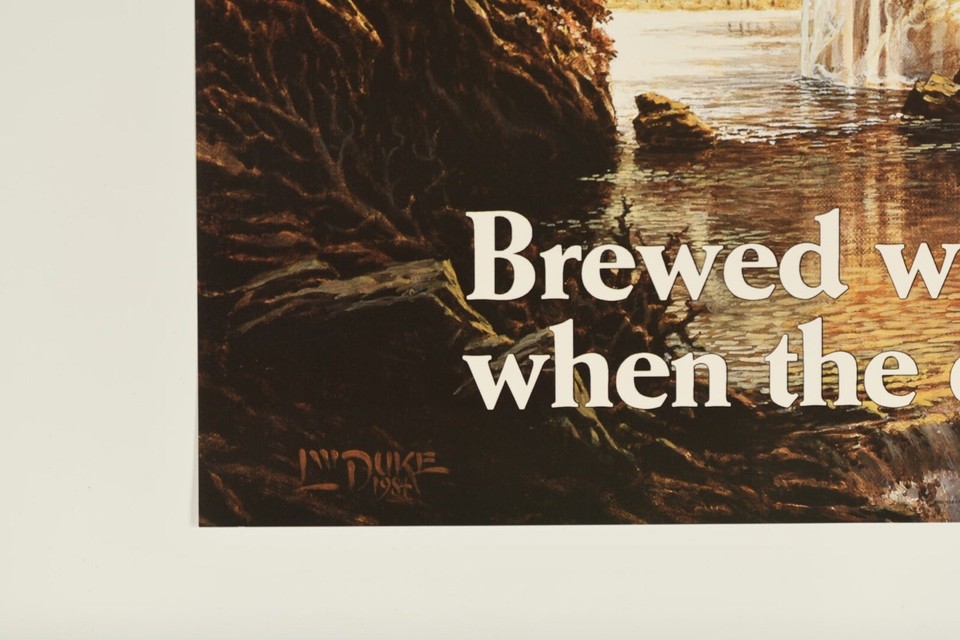 Old Style Beer Sign Poster Heileman's Old Style Artist: Larry Duke 1984 ...