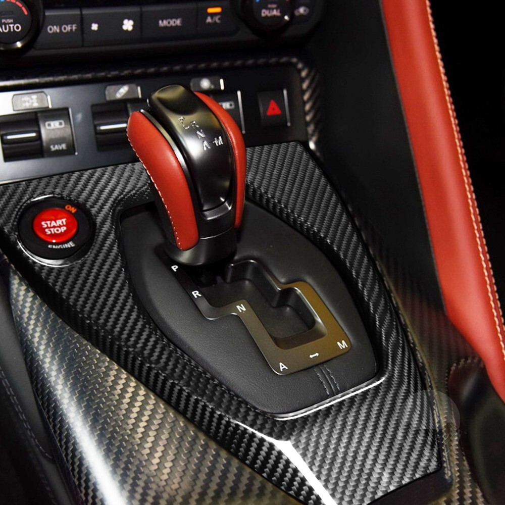 Applicable for Nissan GTR R35 carbon fiber central control gear panel ...