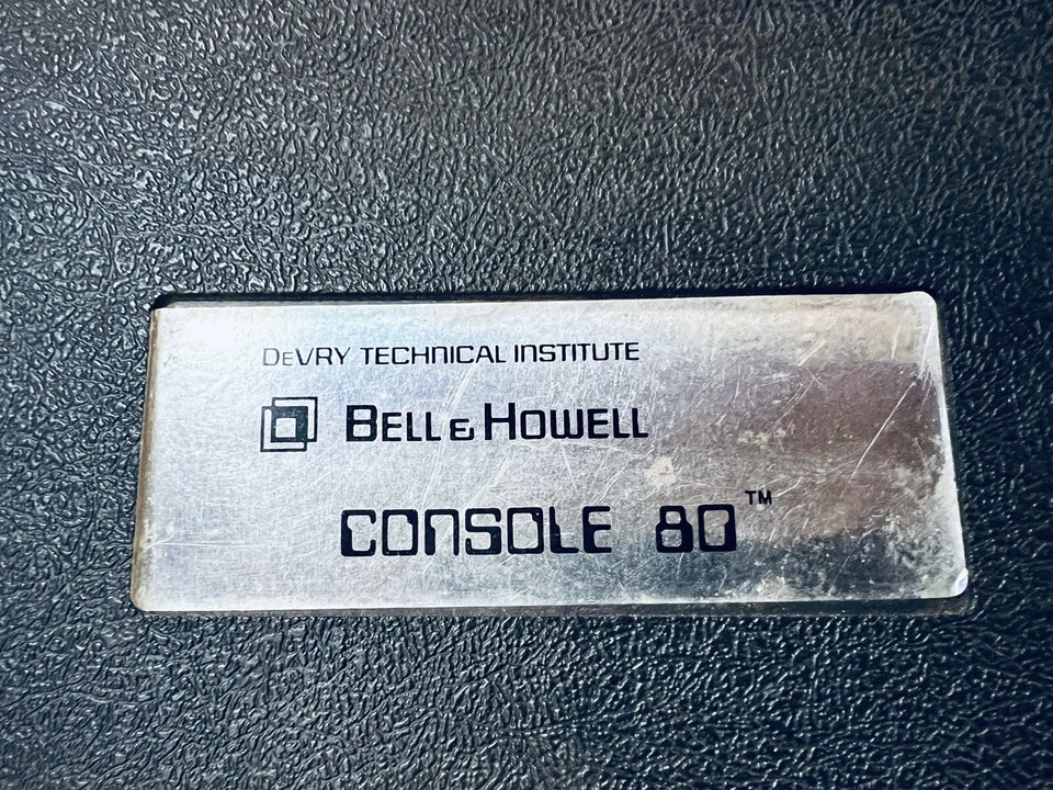 Bell & Howell Console 80 Digital Trainer Electronics DeVry Testing Kit ...