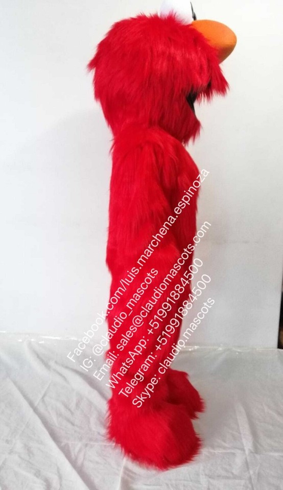 Elmo Mascot Costume Mascotte cosplay botarga halloween Claudio MASCOTS ...