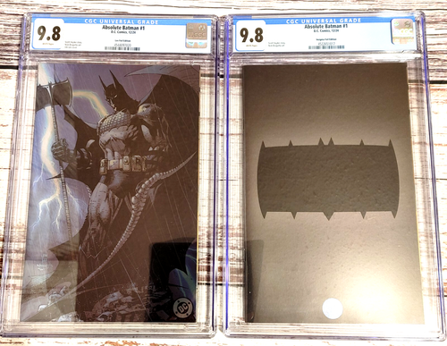 Absolute Batman #1 1st Print Jim Lee/Foil Insignia Variants Both (2024 ...