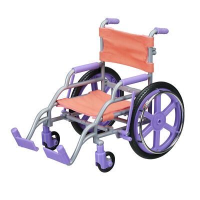 My Life As Wheelchair 18" Inch Doll New Purple Coral Accessories Toy 5 ...