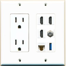 Extron 70-766-43 WPD 160 HDMI USB Network White Wall Plate for sale ...