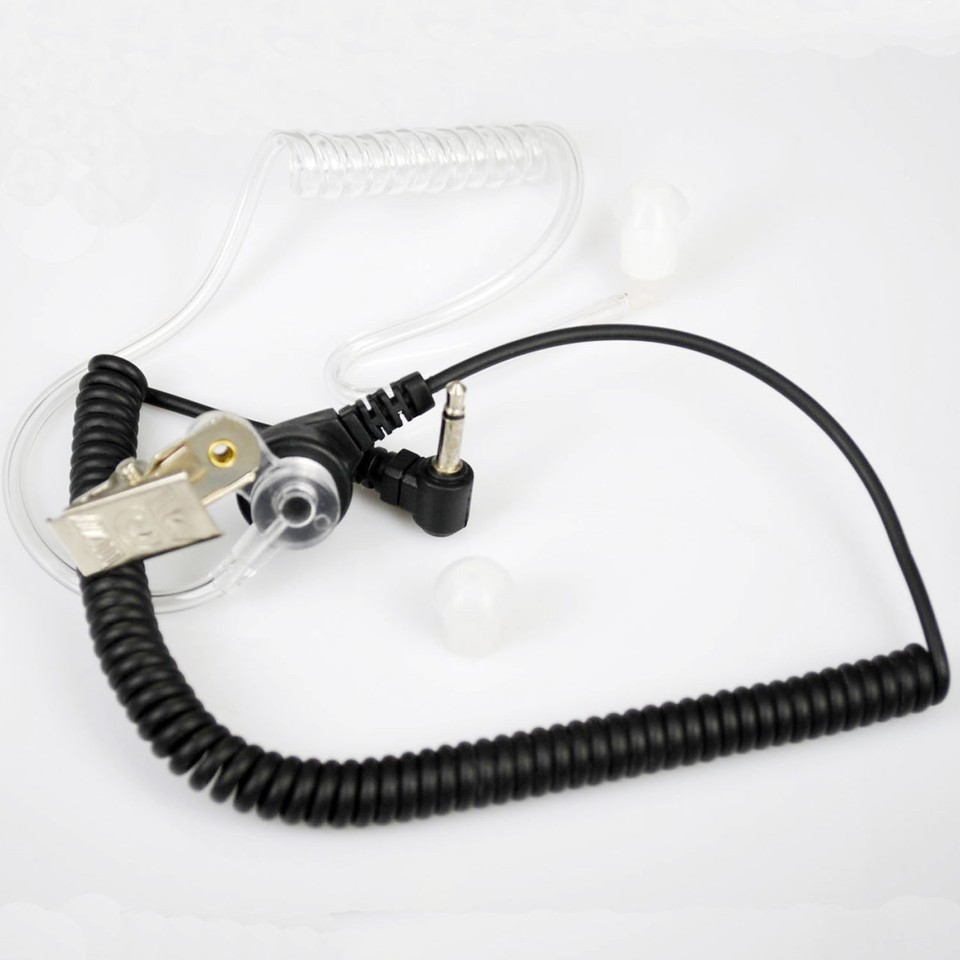 Acoustic tube earpiece 3.5mm with semi custom ear mold, all sizes ...