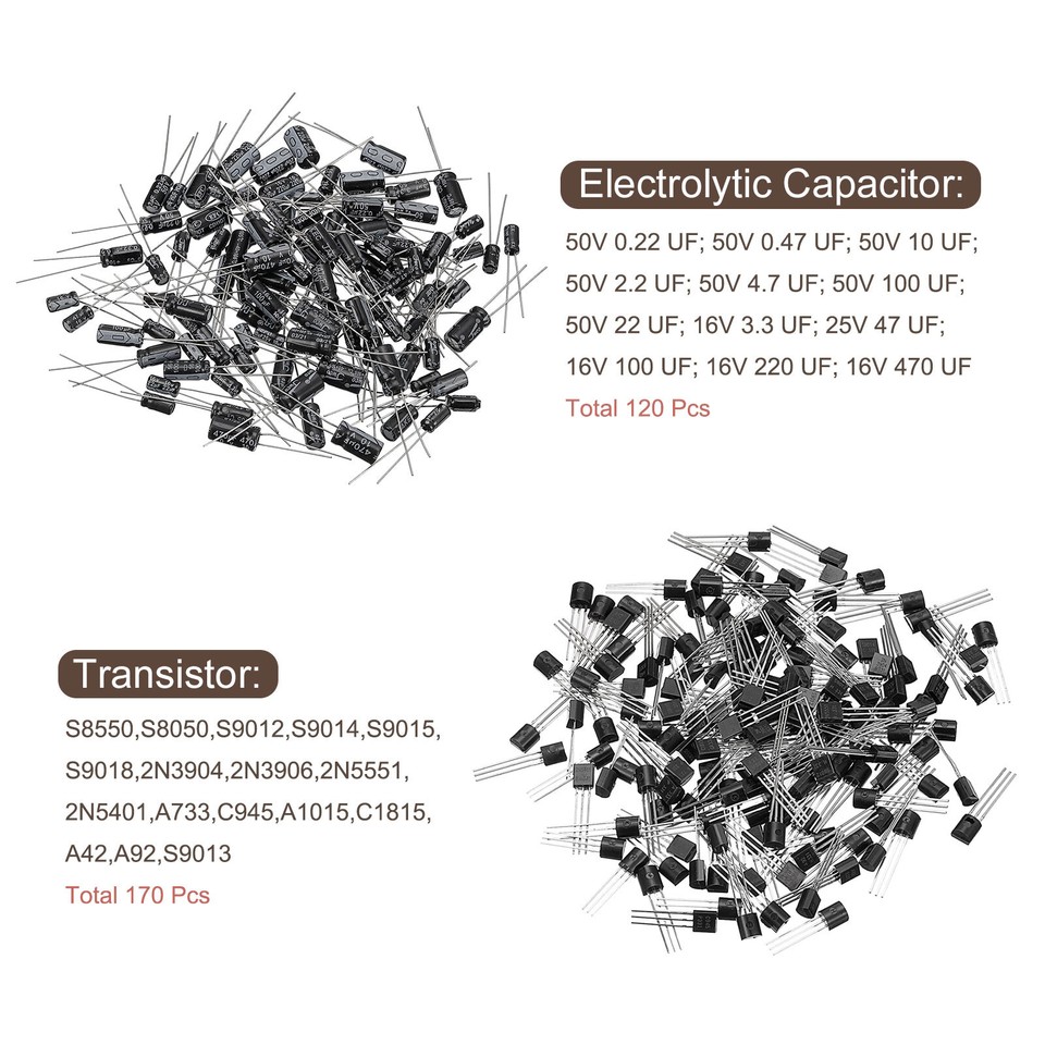 1490pcs Electronics Component Assortment Kit for Electronic DIY ...
