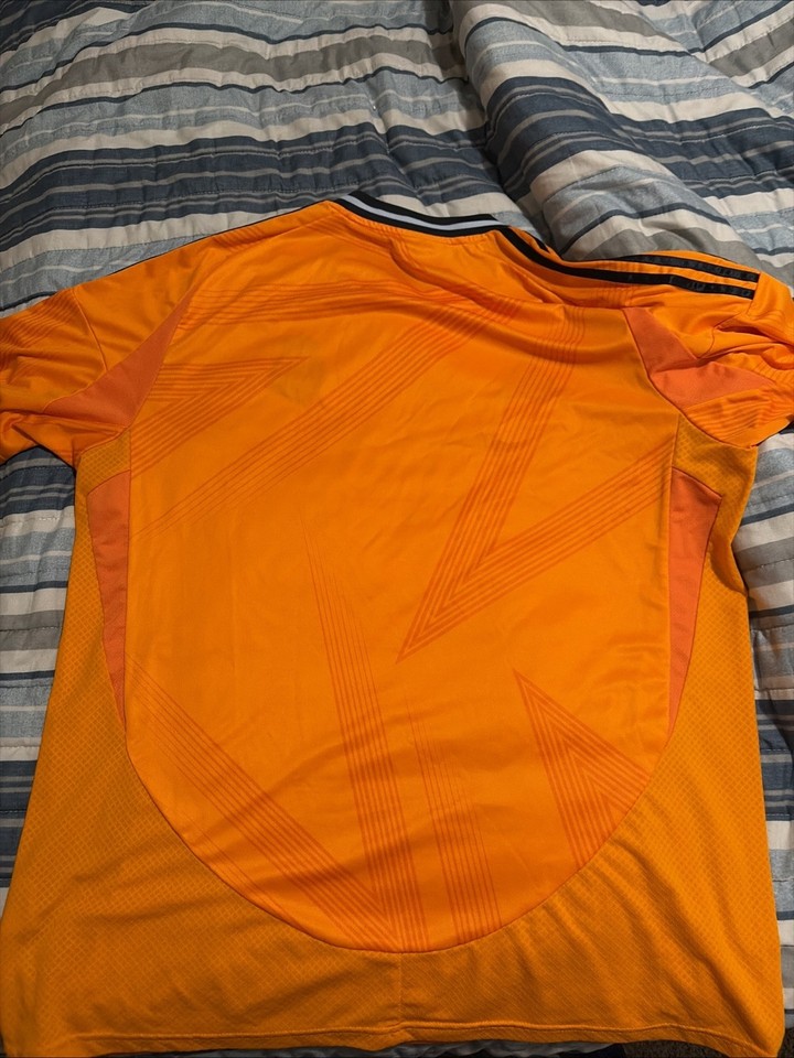 Adidas Real Madrid 24/25 Away Kit | Orange Fan Version (READ ...