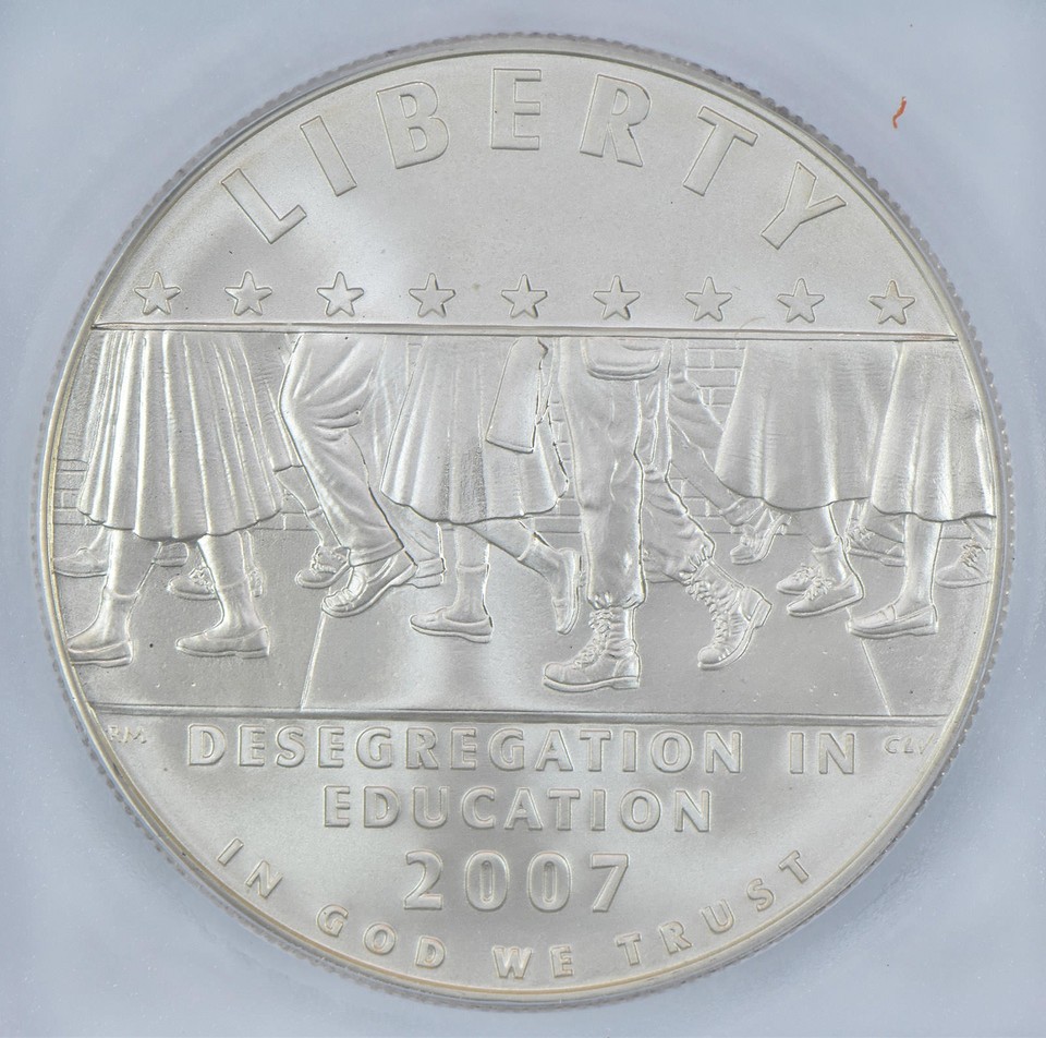 2007-P Desegregation Commemorative Silver Dollar MS70 ICG *5992 | eBay