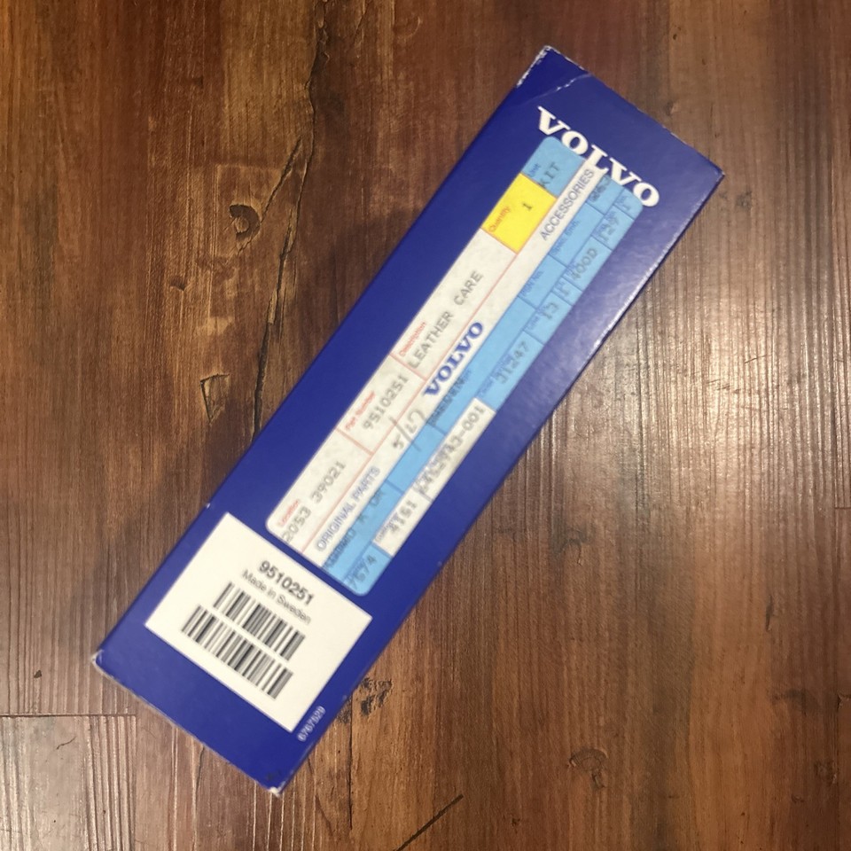 Genuine Volvo Leather Care Kit 9510251 Prod. Date 10/22 | eBay